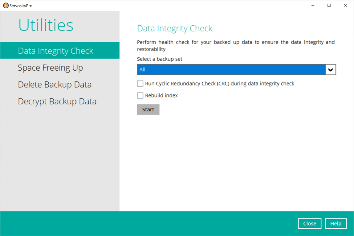 Data Integrity Check (Indexing Issue) (Classic)