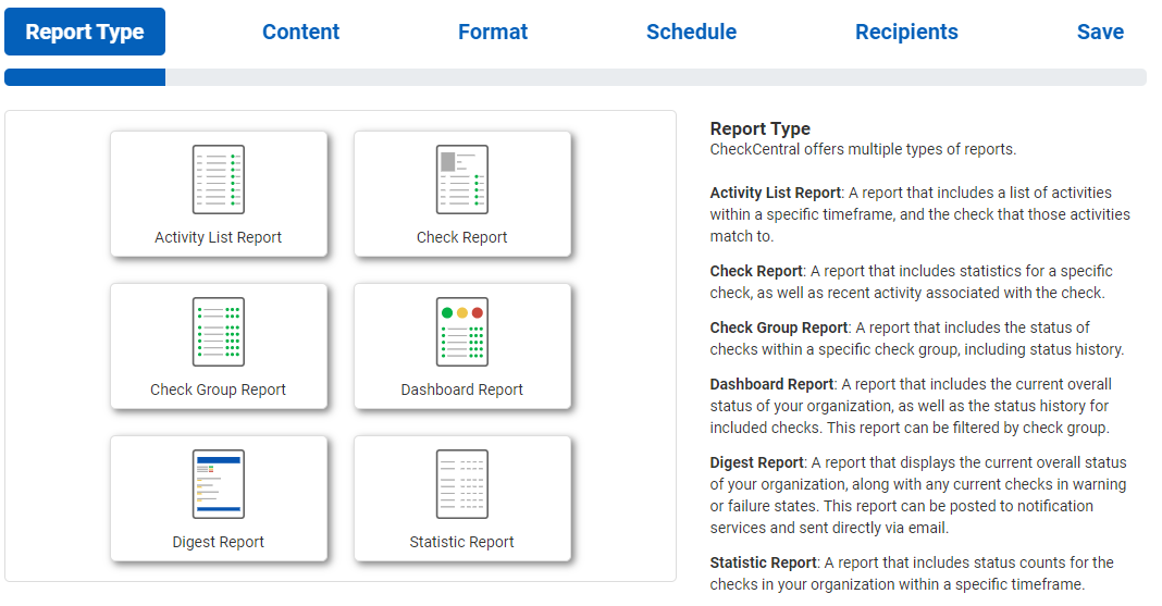 CheckCentral - How to Configure a Scheduled User Report